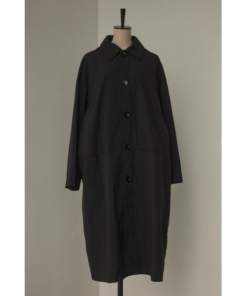 BLACK BY MOUSSY（ブラックバイマウジー）の「box coat(ボックスコート)（ステンカラーコート）」 - WEAR