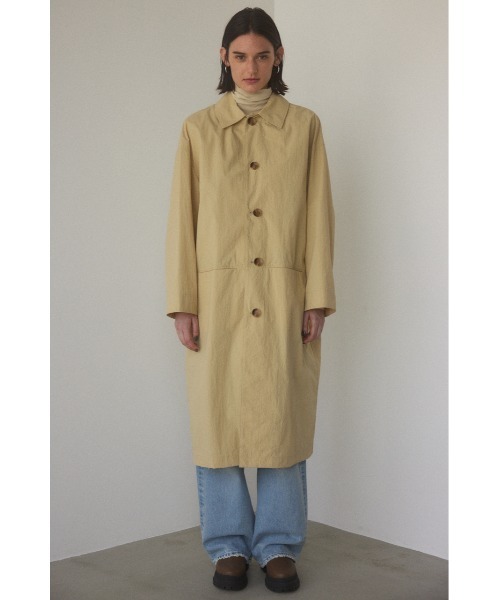 BLACK BY MOUSSY（ブラックバイマウジー）の「box coat(ボックスコート)（ステンカラーコート）」 - WEAR