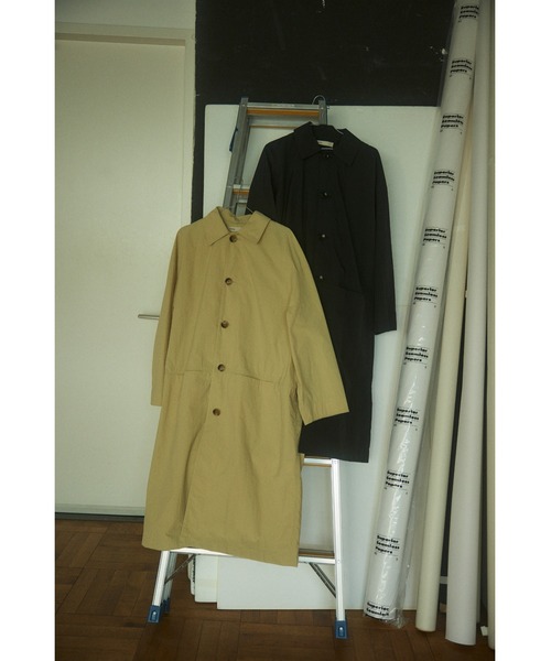 BLACK BY MOUSSY（ブラックバイマウジー）の「box coat(ボックスコート)（ステンカラーコート）」 - WEAR