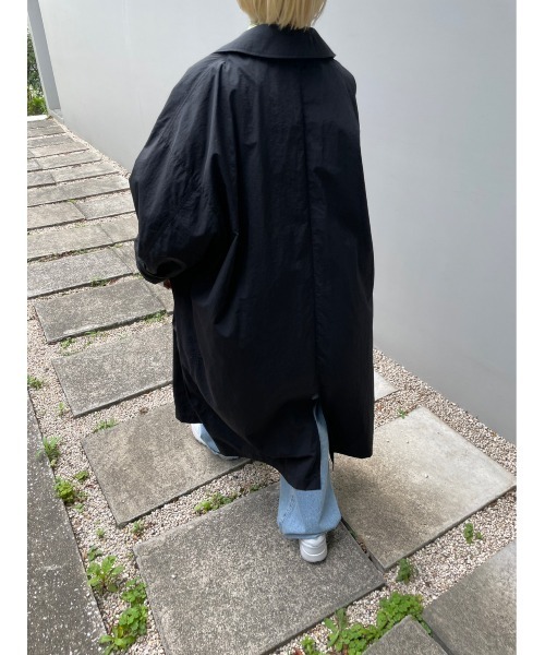 BLACK BY MOUSSY（ブラックバイマウジー）の「box coat(ボックスコート)（ステンカラーコート）」 - WEAR