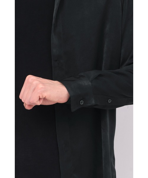 TORNADO MART∴ピーチフォギーサテンオーバーシャツ（シャツ/ブラウス