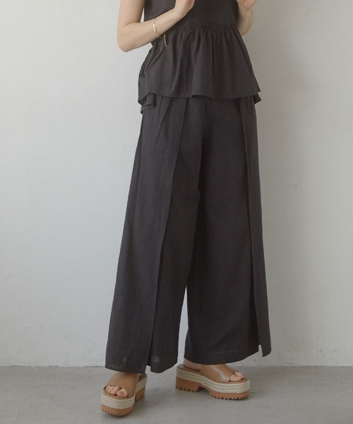 【セール】Natural linen layered パンツ（その他パンツ）｜ACYM（アシーム）のファッション通販 - ZOZOTOWN