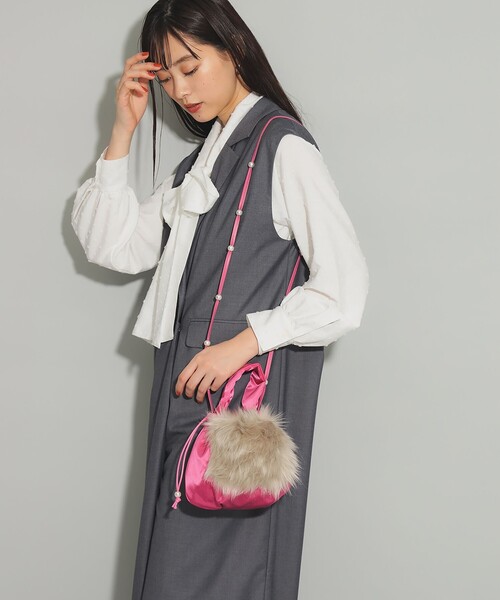 Ray BEAMS（レイビームス）の「COTTABAL / POM FUR Ssize（ショルダーバッグ）」 - WEAR