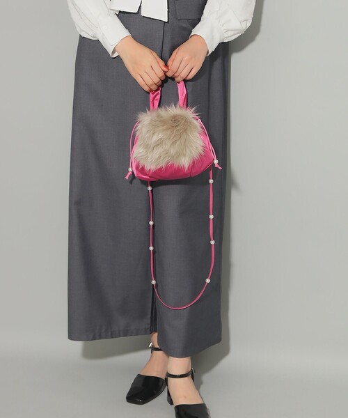 Ray BEAMS（レイビームス）の「COTTABAL / POM FUR Ssize（ショルダーバッグ）」 - WEAR