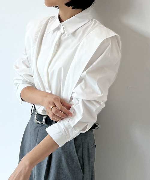 STELLA FISH（ステラフィッシュ）の「Ruffle Shoulder Long Sleeve Shirt（シャツ/ブラウス）」 - WEAR