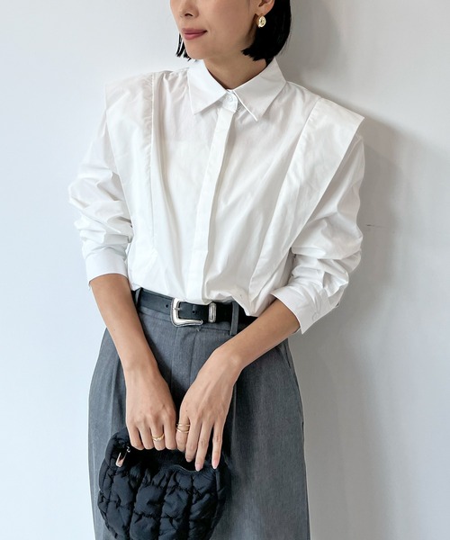 STELLA FISH（ステラフィッシュ）の「Ruffle Shoulder Long Sleeve Shirt（シャツ/ブラウス）」 - WEAR