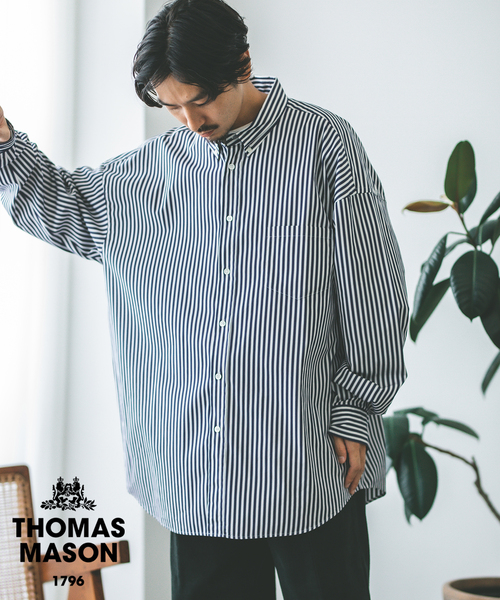 THOMAS MASON（トーマス メイソン）の「【THOMAS MASON/トーマス メイソン】 FAT ボタンダウンシャツ（シャツ/ブラウス）」 - WEAR