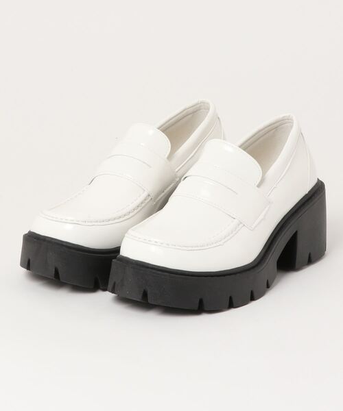 SVEC（シュベック）の「チャンキーソール Uチップ コインローファー（ローファー）」 - WEAR