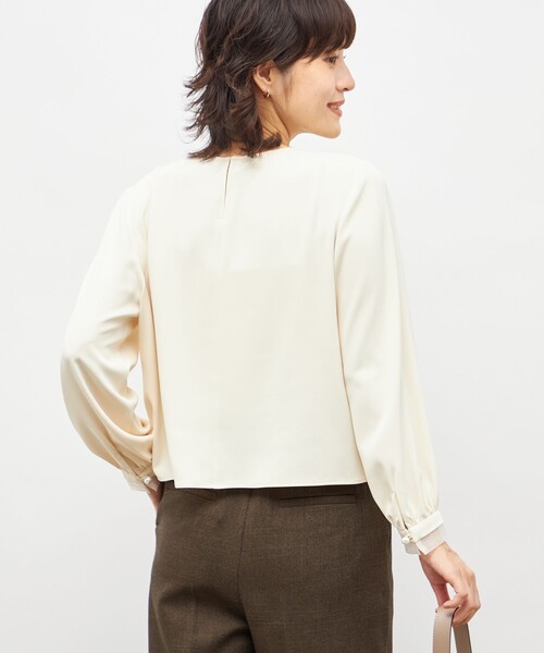 セール】ウォッシャブル2WAYストレッチブラウス（シャツ/ブラウス