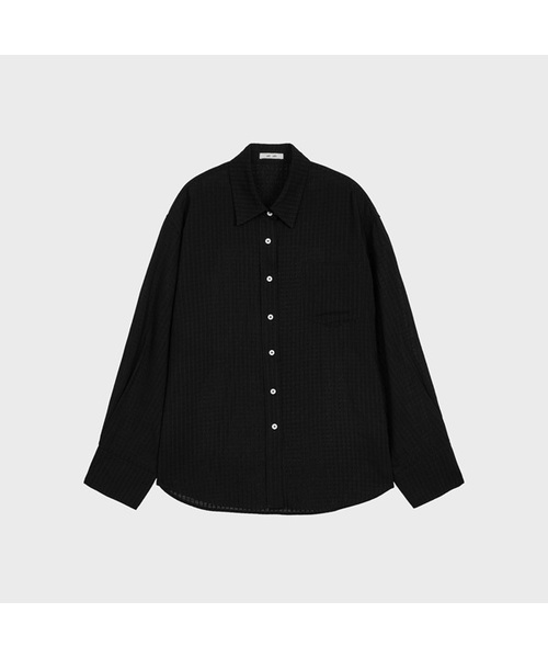 Loose-Fit Check Shirt (Black)（シャツ/ブラウス）｜ALKI ALKA（アルキアルカ）のファッション通販 ...