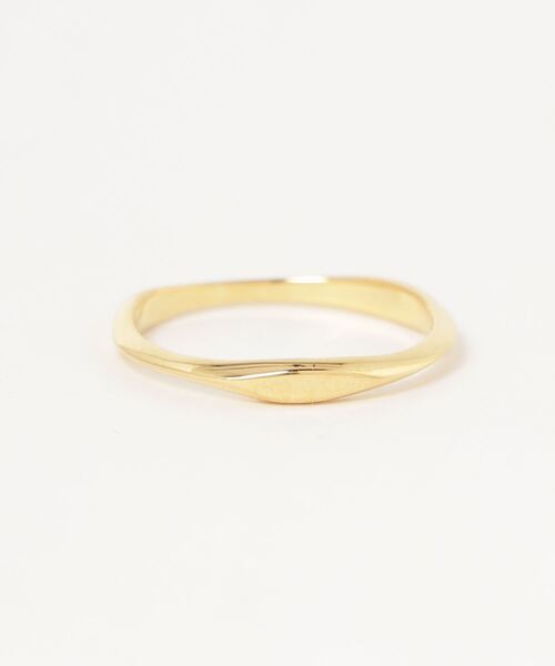 foun.（フォウン）の「foun.Slap ring GOLD 打ち込み シルバー925+K18GPコーティング リング（リング）」 - WEAR