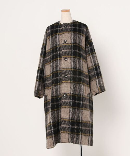 【セール/ブランド古着】ノーカラーコート（ノーカラーコート）｜BEAMS BOY（ビームスボーイ）のファッション通販 - ZOZOUSED