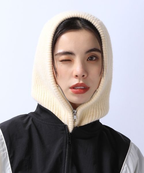 JEANASIS（ジーナシス）の「ZIPニットバラクラバ/968634（ネックウォーマー/スヌード）」 - WEAR