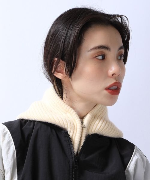JEANASIS（ジーナシス）の「ZIPニットバラクラバ/968634（ネックウォーマー/スヌード）」 - WEAR