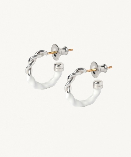 FORSOMEONE（フォーサムワン）の「FORSOMEONE TWIST FRENCH CRULLER SV（ピアス（両耳用））」 - WEAR