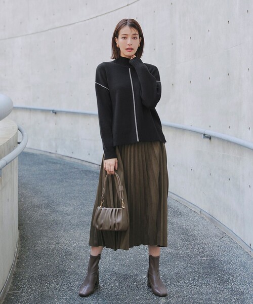 Tiaclasse（ティアクラッセ）の「【2WAY】ギャザーワンハンドルバッグ（ショルダーバッグ）」 - WEAR