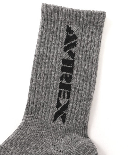 AVIREX（アヴィレックス）の「《直営店限定》AVIREX LOGO SOX / アヴィレックス ロゴ ソックス（ソックス/靴下）」 - WEAR
