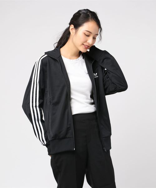 adidas（アディダス）の「【adidas / アディダス】トレフォイルワンポイントラインスタンドネックブルゾン（ブルゾン）」 - WEAR
