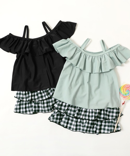 devirock（デビロック）の「UVカット 3WAYで着られる オフショルセットアップ水着（水着）」 - WEAR