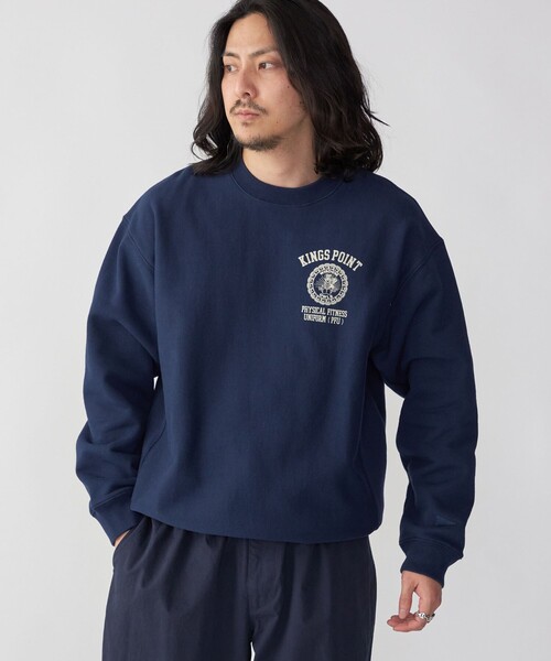 SHIPS（シップス）の「KINGS POINT: ロゴ プリント スウェット プルオーバー（スウェット）」 - WEAR