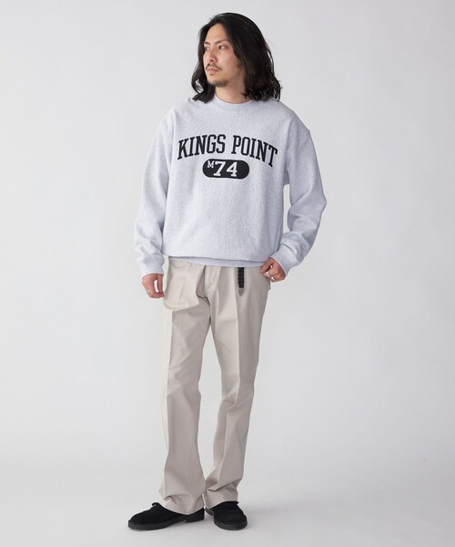 SHIPS（シップス）の「KINGS POINT: ロゴ プリント スウェット プルオーバー（スウェット）」 - WEAR