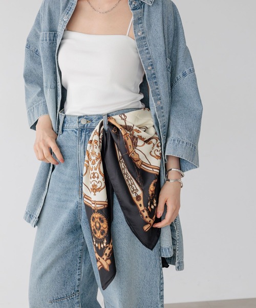 BAYFLOW（ベイフロー）の「90×90 大判スカーフ（バンダナ/スカーフ）」 - WEAR