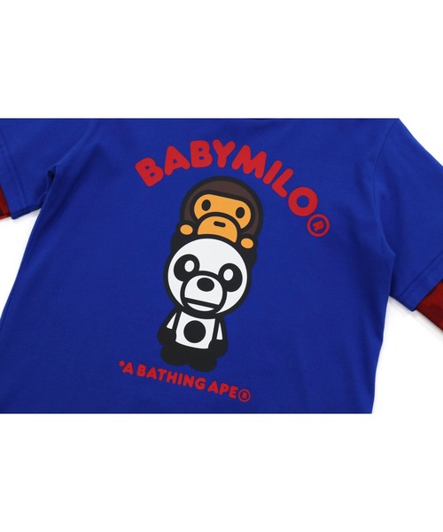 A BATHING APE（アベイシングエイプ）の「COLOR CAMO BABY MILO PANDA LAYERED L/S TEE K ...