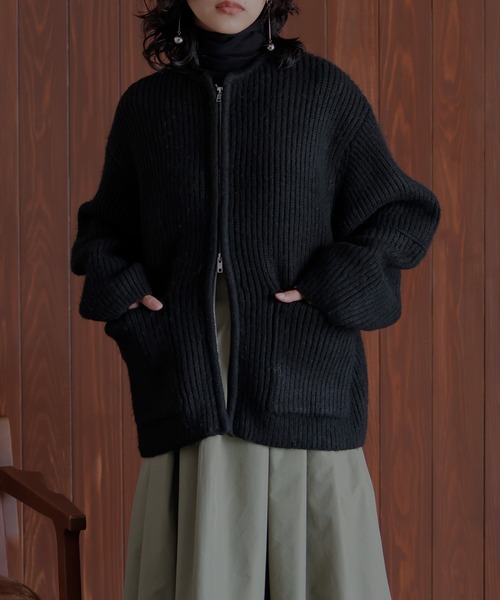 hellam（へラム）の「ニットブルゾン（ブルゾン）」 - WEAR