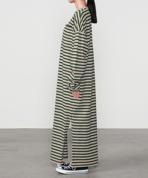 THE SHINZONE（ザ シンゾーン）の「THE SHINZONE | MULTI BORDER DRESS WOMEN（ワンピース）」 - WEAR