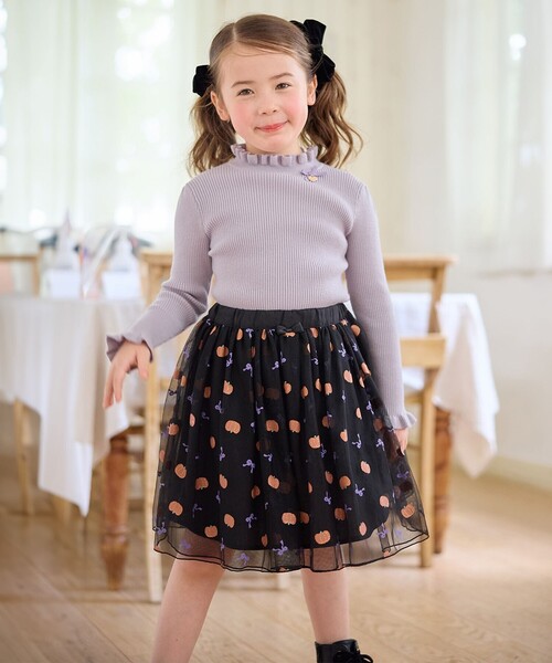 any Fam（エニィファム）の「首フリルしあわせタッチニット（ニット/セーター）」 - WEAR