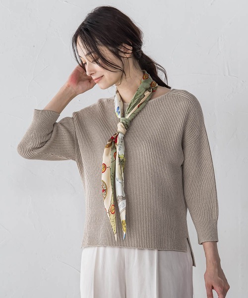 ロートレアモン（LAUTREAMONT）/ラメミックスニットプルオーバー≪手洗い可能≫ セール】ラメミックスニットプルオーバー≪手洗い可能≫（ニット