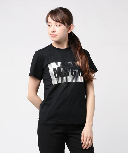MSGM（エムエスジーエム）の「MSGM/エムエスジーエム/ボックスロゴTEE（Tシャツ/カットソー）」 - WEAR
