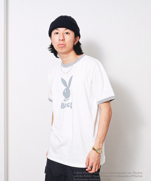 PLAYBOY（プレイボーイ）の「PLAYBOY × Heel Collective / Limited to BEAMS T Ringer ...