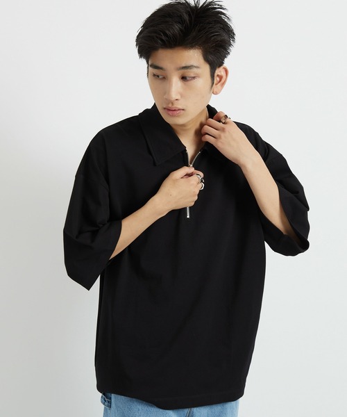 iisy（イージー）の「iisy / 襟付きハーフジッププルオーバー（Tシャツ/カットソー）」 - WEAR