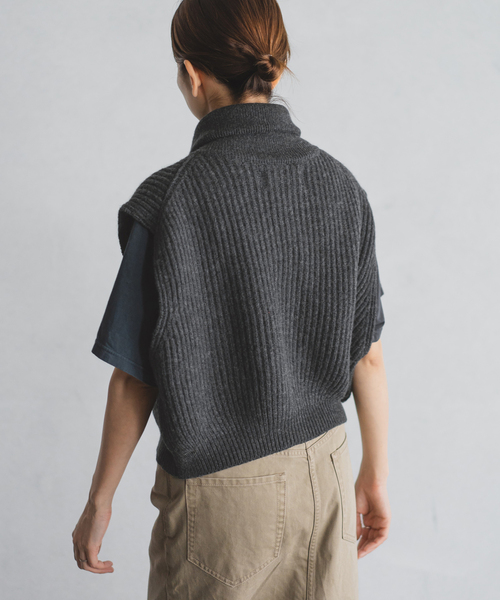 IENA（イエナ）の「JANE SMITH/ジェーンスミス 5G ZIP DRIVERS KNIT VEST ニットベスト 24WKN ...