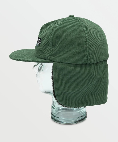 VOLCOM（ボルコム）の「【VOLCOM/ボルコム】Lib Stone Legacy Flap Hat /ロゴコーデュロイフライトキャップ ...