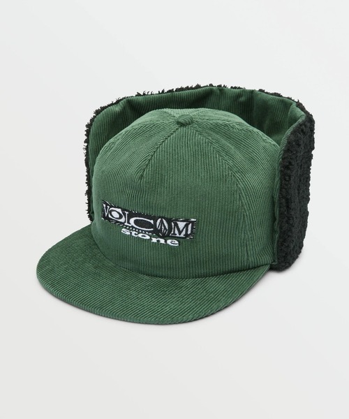 VOLCOM（ボルコム）の「【VOLCOM/ボルコム】Lib Stone Legacy Flap Hat /ロゴコーデュロイフライトキャップ ...