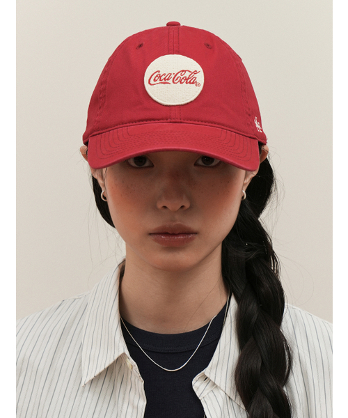 COCA-COLA CIRCLE MARK ARCHIVE CAP - DARK RED（キャップ）｜AMERICAN NEEDLE ...