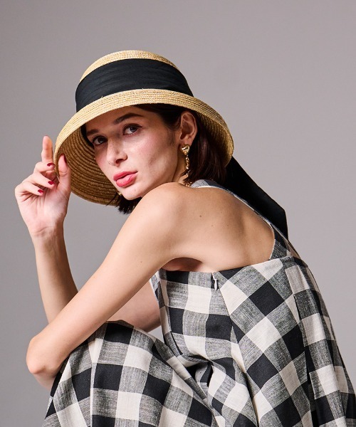 JENNE（ジェンヌ）の「JENNE コットンビッグリボンカサブランカ（ハット）」 - WEAR