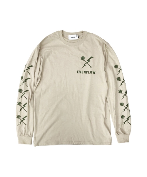 EVENFLOW（イーブンフロー）の「evenflow イーブンフロウ/ クロスロゴ プリント長袖Tシャツ CROSS LOGO L/S ...