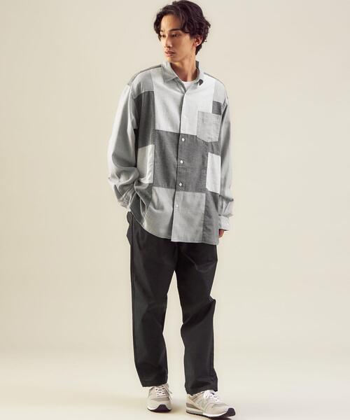 green label relaxing（グリーンレーベルリラクシング）の「＜GLR/ lab＞60/3 チノクロス イージー トラウザーズ ...