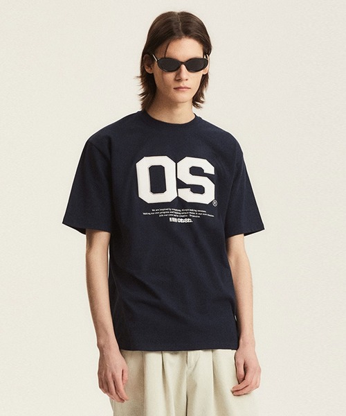 ODD STUDIO（オッドスタジオ）の「ODD STUDIO/オッドスタジオODSD OSロゴアプリケサマー半袖Tシャツ（Tシャツ ...