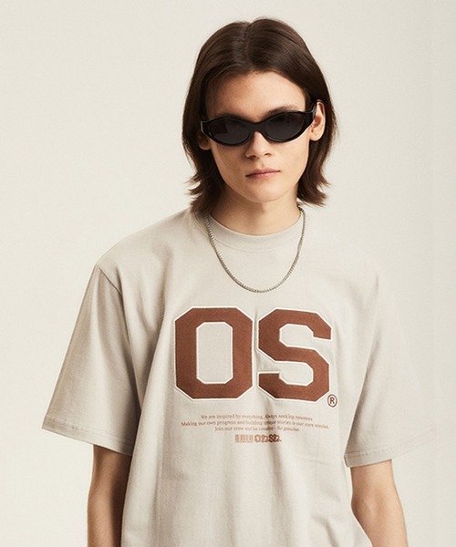 ODD STUDIO（オッドスタジオ）の「ODD STUDIO/オッドスタジオODSD OSロゴアプリケサマー半袖Tシャツ（Tシャツ ...