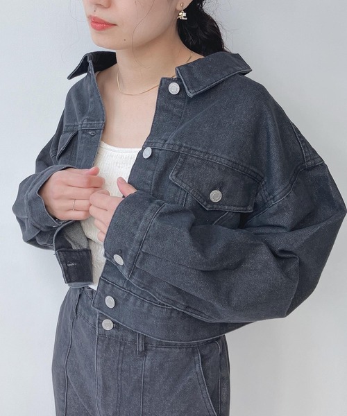 【ブランド古着】デニムジャケット（デニムジャケット）｜AS KNOW AS plus（アズノゥアズプラス）のファッション通販 - ZOZOUSED