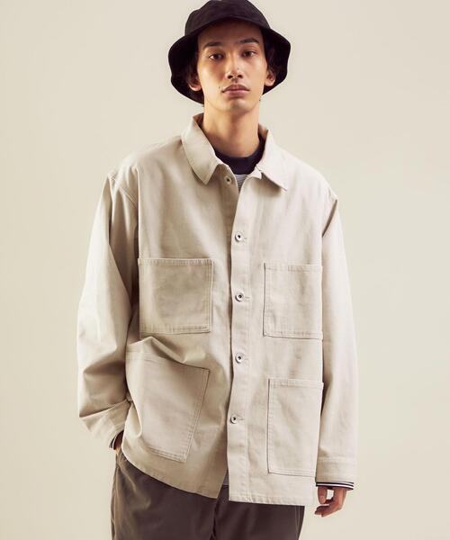 green label relaxing（グリーンレーベルリラクシング）の「＜GLR/ lab＞ドビーツイル カバーオール（カバーオール ...