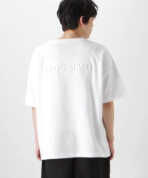 Mossimo（モッシモ）の「mossimo モッシモ ポンチ素材 エンボスロゴ半袖Tシャツ（Tシャツ/カットソー）」 - WEAR