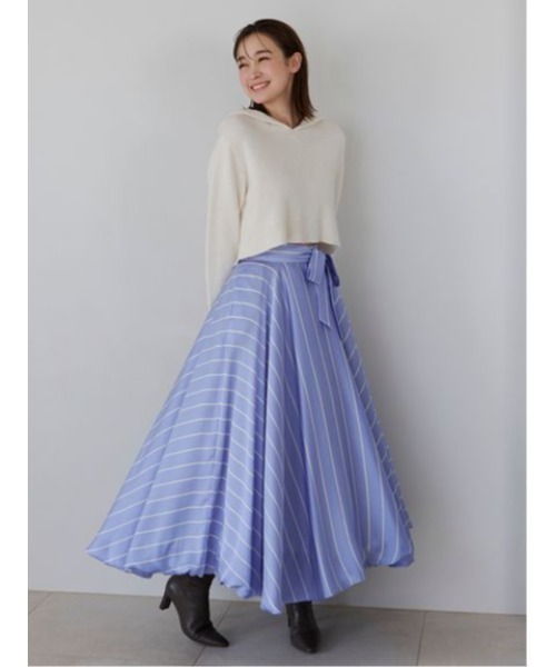 SNIDEL（スナイデル）の「バルーンサテンスカート（スカート）」 - WEAR