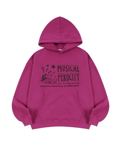 Dwarf Snap Button Hooded Sweatshirt [Magenta Purple]（パーカー）｜SLOWACID（スロー ...