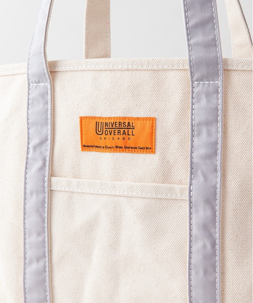 UNIVERSAL OVERALL（ユニバーサルオーバーオール）の「【UNIVERSALOVERALL/ユニバーサルオーバーオール】26oz帆布トートバッグ ブランドタグ ベーシック ツイル ...