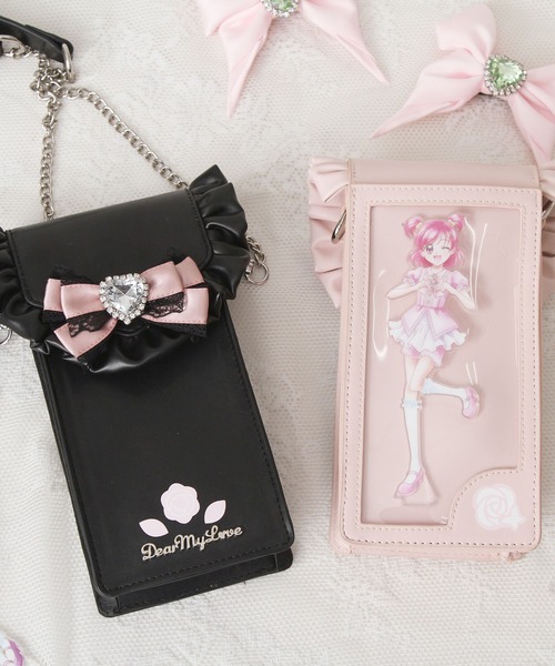 DearMyLove（ディアマイラブ）の「【Yes!プリキュア5Go!Go!×DML】フリルスマホショルダーバッグ（ショルダーバッグ）」 - WEAR
